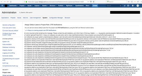 Editing Default Members In Project Roles Throws A Null Pointer