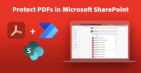 add pdf protection to a pdf in microsoft sharepoint and power automate by ben vanderberg