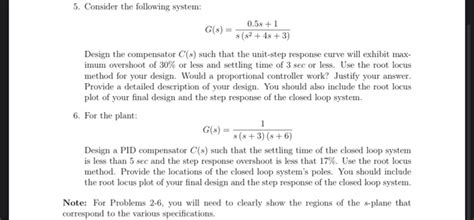 solved ecen 410 linear control systems matlab project 1