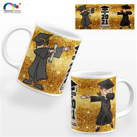 Tazas graduación pack 12 pz personalizadas Vynculo Creativo