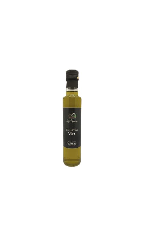 Condimento A Base Di Olio Extravergine Di Oliva Al Tartufo Nero La
