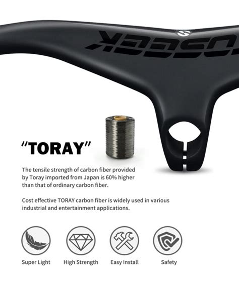 Manillar De Carbono Integrado Mtb Toseek Ultraliviano Axnsport