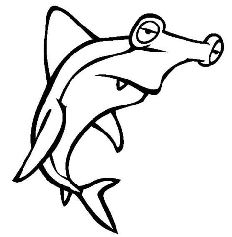 Dibujos de Tiburón para colorear e imprimir ColoringOnly