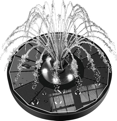SZMP Fontaine Solaire De 3 5 W Pour Bain D Oiseaux Avec Panneau De