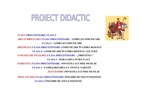 AcademiaABC Proiect didactic Simultan Clasa I și Pregătitoare