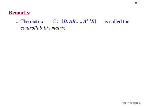 ppt chapter 6 controllability and observability powerpoint presentation id 4294775
