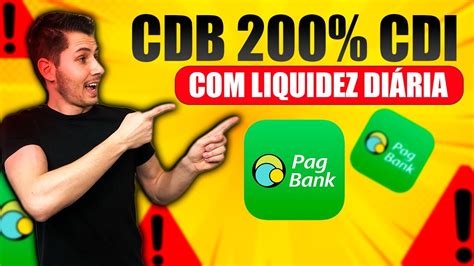 O MELHOR CDB DE 2021 LIQUIDEZ DIÁRIA l PAGBANK 200 CDI l Vale a