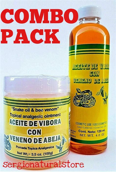 Pomada De Vibora Veneno De Abeja 100g Aceite De Vibora Veneno De
