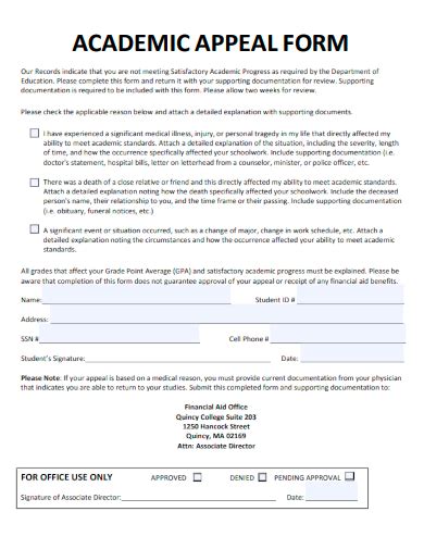 FREE 34 Appeal Form Samples In PDF