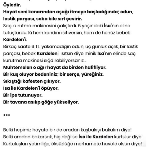 Umur Talu on Twitter Bir kuş oluyorsa bedeniniz bir serçe yüreğiniz