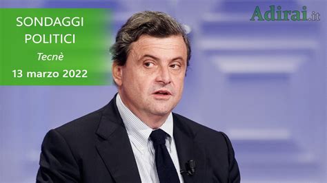Ultimi Sondaggi Politici 13 marzo 2022 sondaggi Tecnè