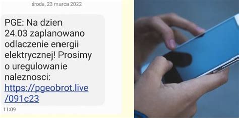 Uwaga na SMS y od PGE to może być oszustwo