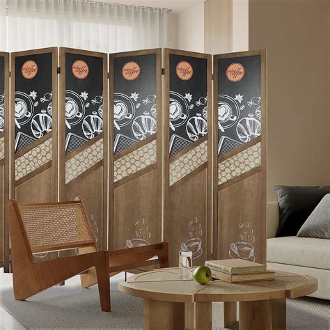 Buy Babion Room Divider Wood Rustic Panel Folding Privacy Screens