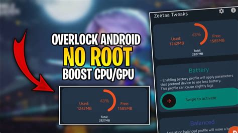 How To Overlock CPU GPU Without Root Boost Android Performance RC