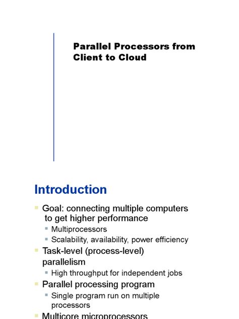 parallel processors from client to cloud omputer rganization and esign pdf parallel