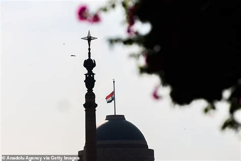 Flags Fly At Half Mast In India As The Country Observes A Day Of