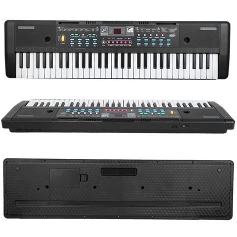 Piano électronique pour enfants SALALIS 61 touches noir ABS