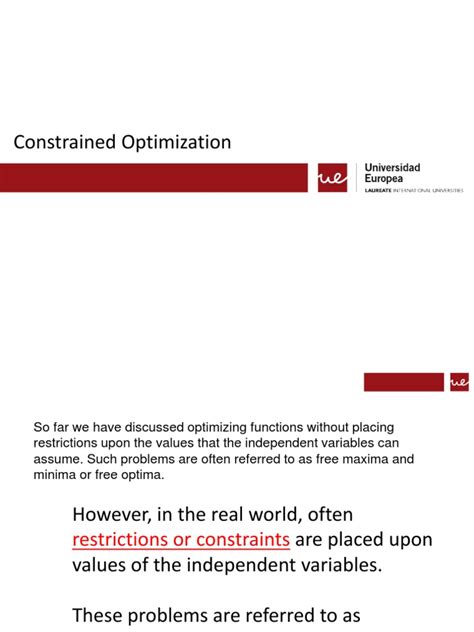 constrained optimization pdf mathematical optimization teaching mathematics