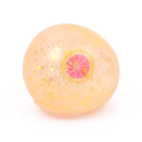 Glitter Fruit Ball Squish Toy Super Random Stuff
