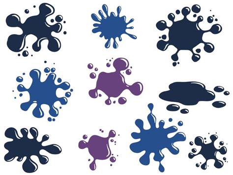 Vectores De Manchas De Tinta 213987 Vector En Vecteezy