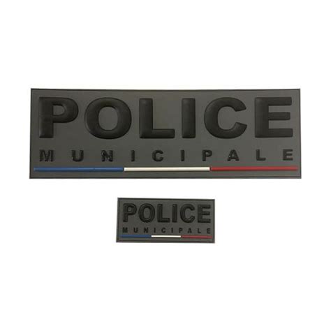 Jeu de bandes basse visibilité PVC Police Municipale France