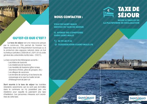 Calaméo Plaquette Taxe de Séjour