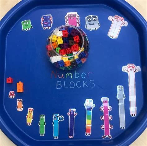 Build Numberblocks With This Fun Tuff Tray Activity