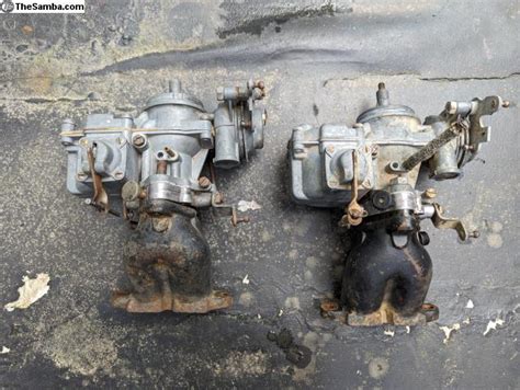 TheSamba VW Classifieds Dual Carb Pair Solex PDSIT Carbs