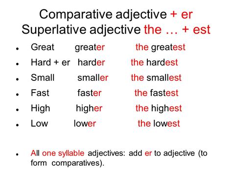 160 Adjectives Comparatives And Superlatives List 56 OFF