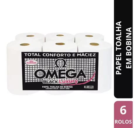 Papel Toalha Bobina Luxo Pc C6 20cm X 200 Metros Full