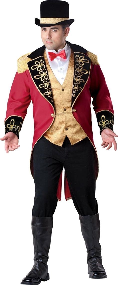 Pin By Elizabeth Atterbury On Circus Comes To Town Ringmaster Costume Ringmaster Mens Costumes