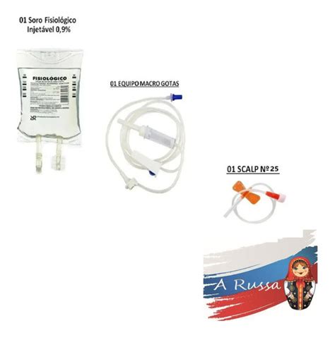 Kit Soro Fisiol Gico Injet Vel Ml C Equipo E Scalp