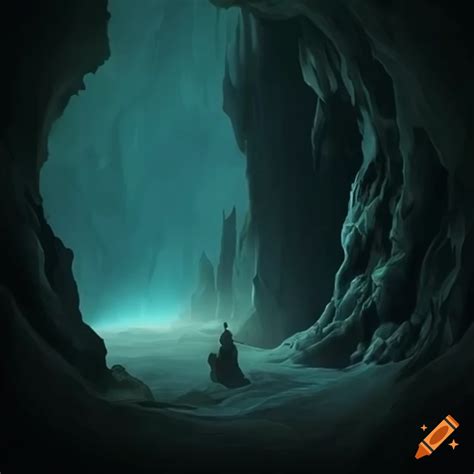 Mysterious Cave With Hidden Depths On Craiyon
