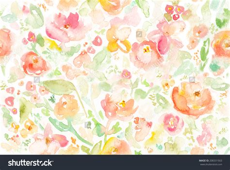 Watercolor Floral Desktop Wallpaper