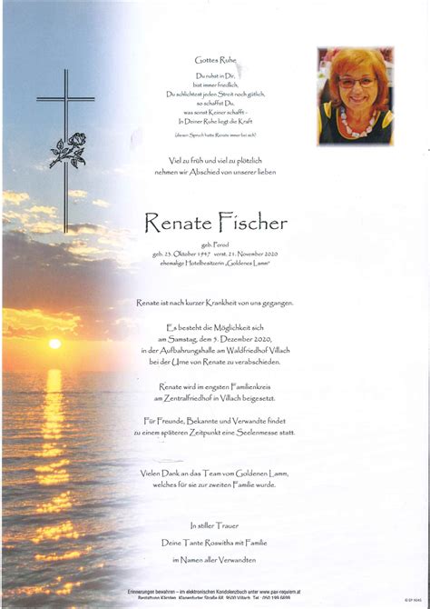 Parte F R Renate Fischer Pax Requiem