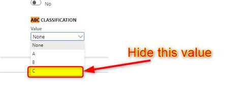 ax d365fo how to hide enum values on a form lookup x ax dynamics 365 for finance and