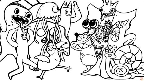 Garten Of Banban Chapter 3 Coloring Page Coloring Home