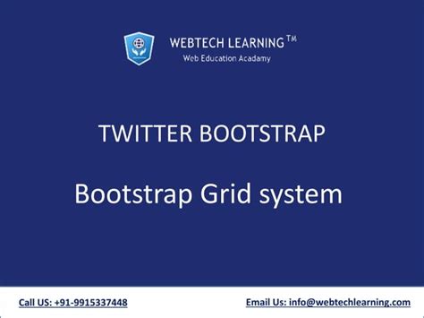 Bootstrap Grids PPT