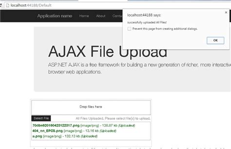 AJAX Control Toolkit Tutorial AjaxFileUpload Part Three