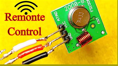 How To Make Simple Rf Remote Control One Channel Transmitter And