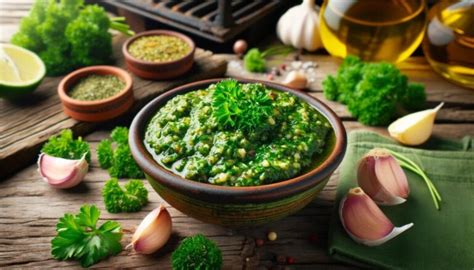 Cómo preparar salsa chimichurri argentina