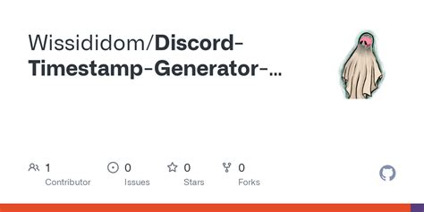 Github Wissididom Discord Timestamp Generator Ghp