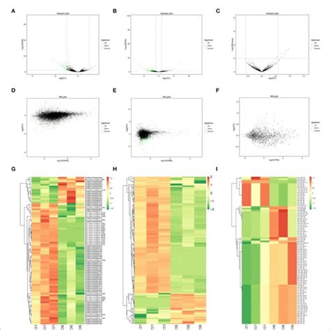 Olcano Map Ma Plot And Hierarchical Clustering Heat Maps Of Demrnas