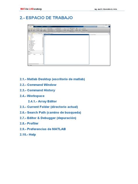 matlab 2020 capitulo 1 1 escritorio de matlab pdf matlab programa de computadora