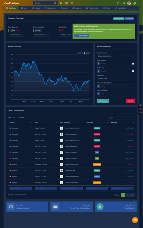 Popular Crm Ui Framework With Bootstrap Web Apps