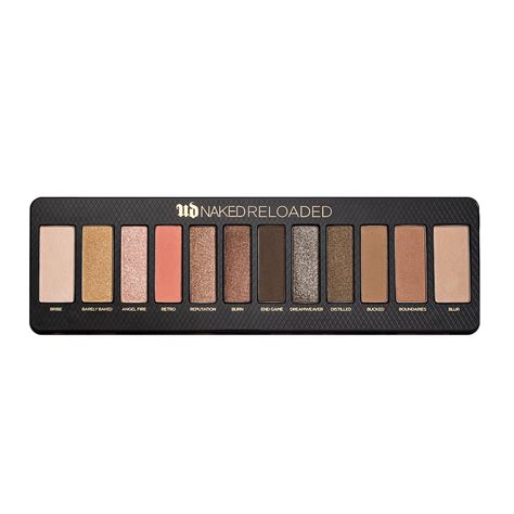 Urban Decay Naked Reloaded Palette Foto Swatches
