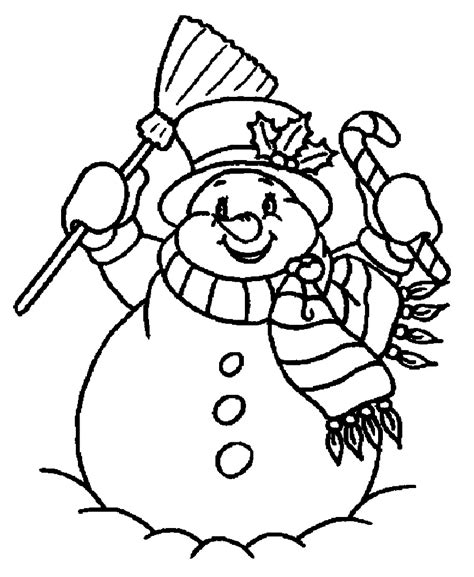 Snowman Coloring Sheets Printable
