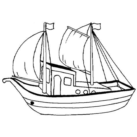 Dessins Gratuits à Colorier Coloriage Navire à imprimer