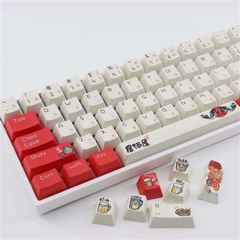 Buy PBT Dye Sublimation Custom Injection Keycaps Upgrade 108key Keycap