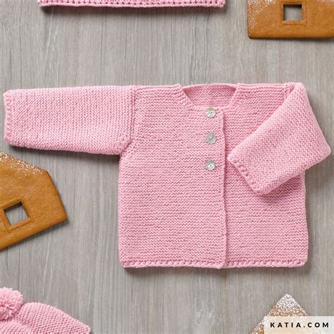 Jacke An Einem Stück Stricken Babyjacke stricken DIY Anleitung